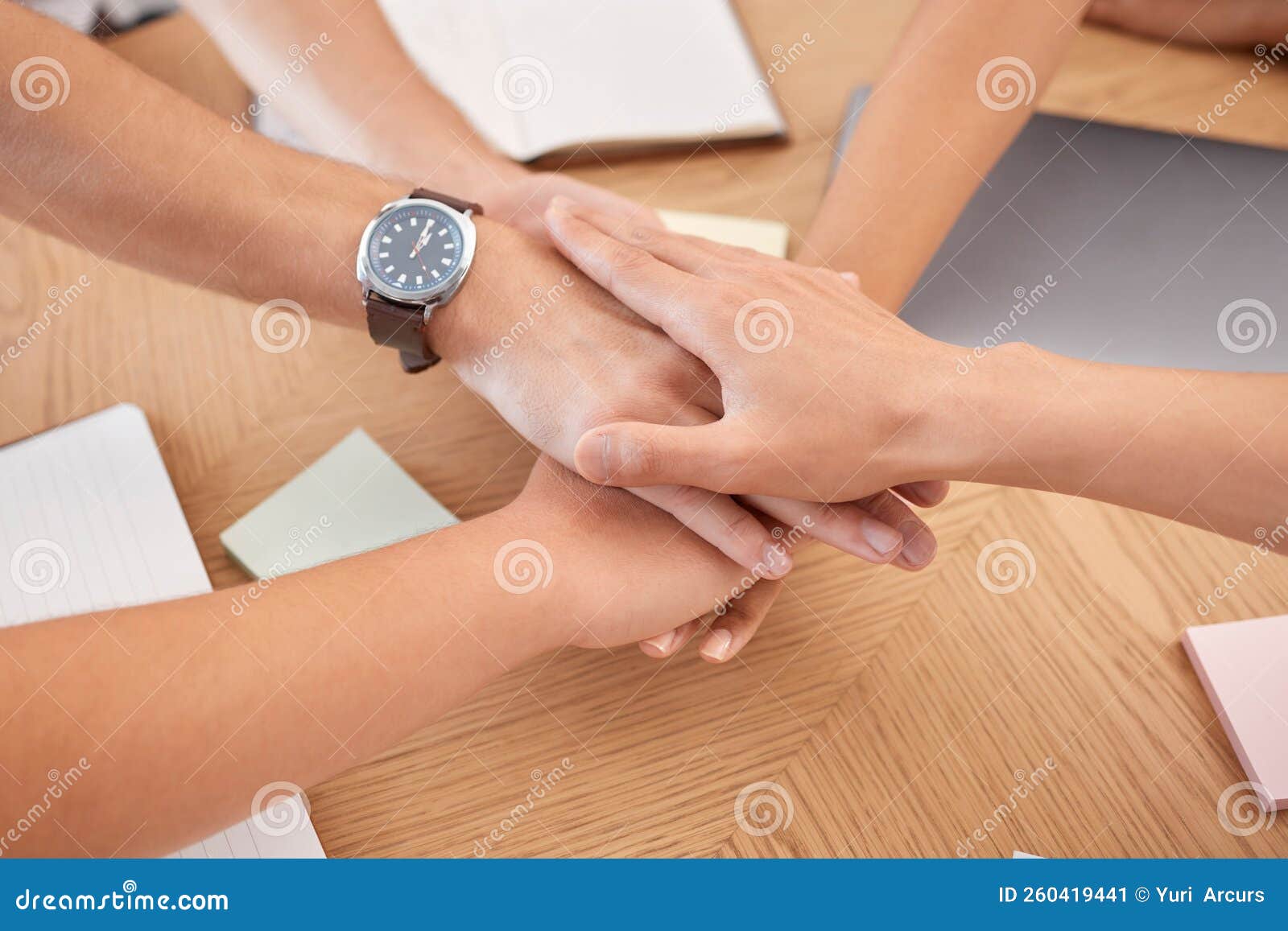 Hands, Teamwork and Collaboration of Business People in Office ...
