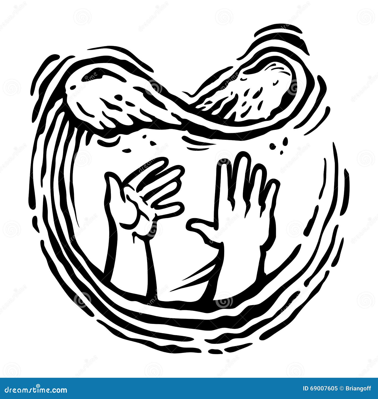 Hands Throwing Graduation Caps And Diploma In The Air Vector ...