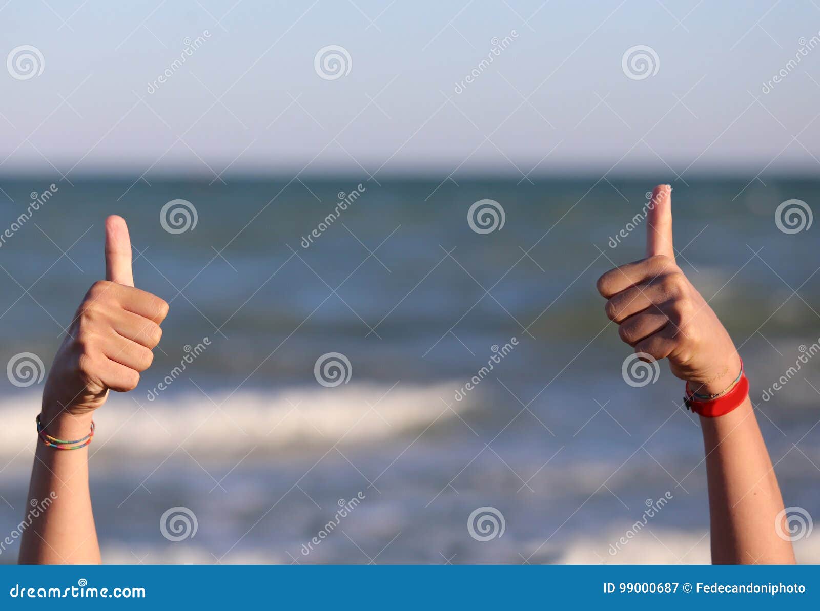 Hands with Thumbs Up in Ok Sign Stock Image - Image of hand, water ...