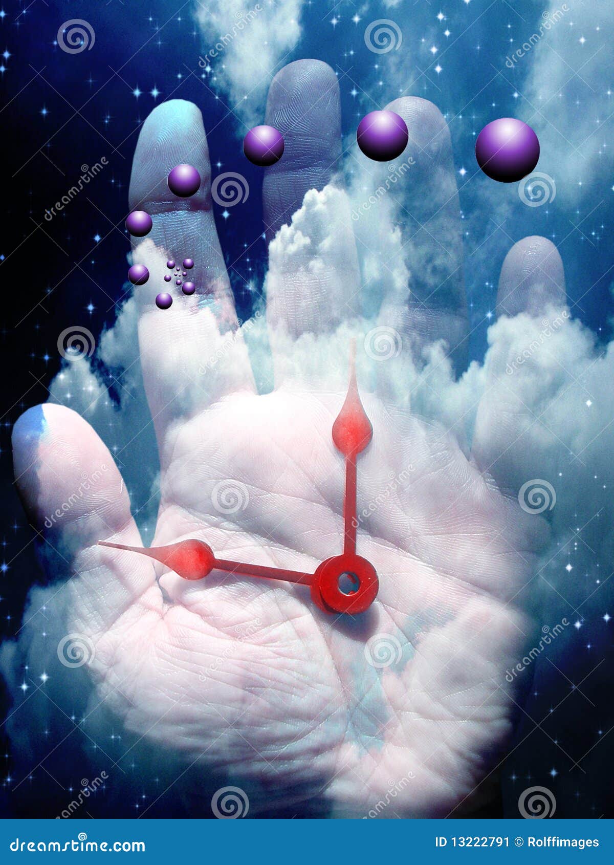 Hands of Time stock illustration. Illustration of eternity - 13222791