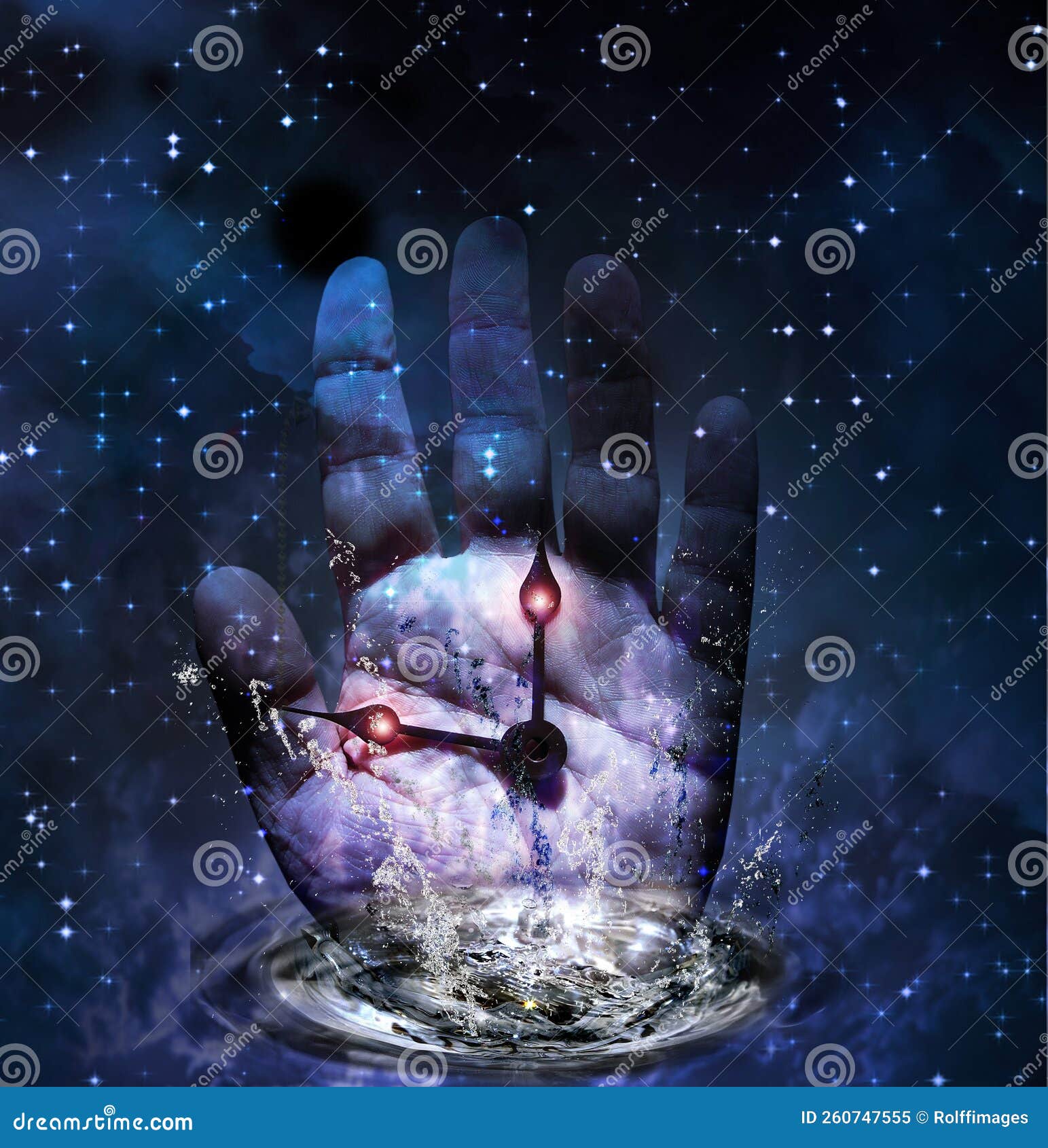 Hands of Time stock illustration. Illustration of hand - 260747555