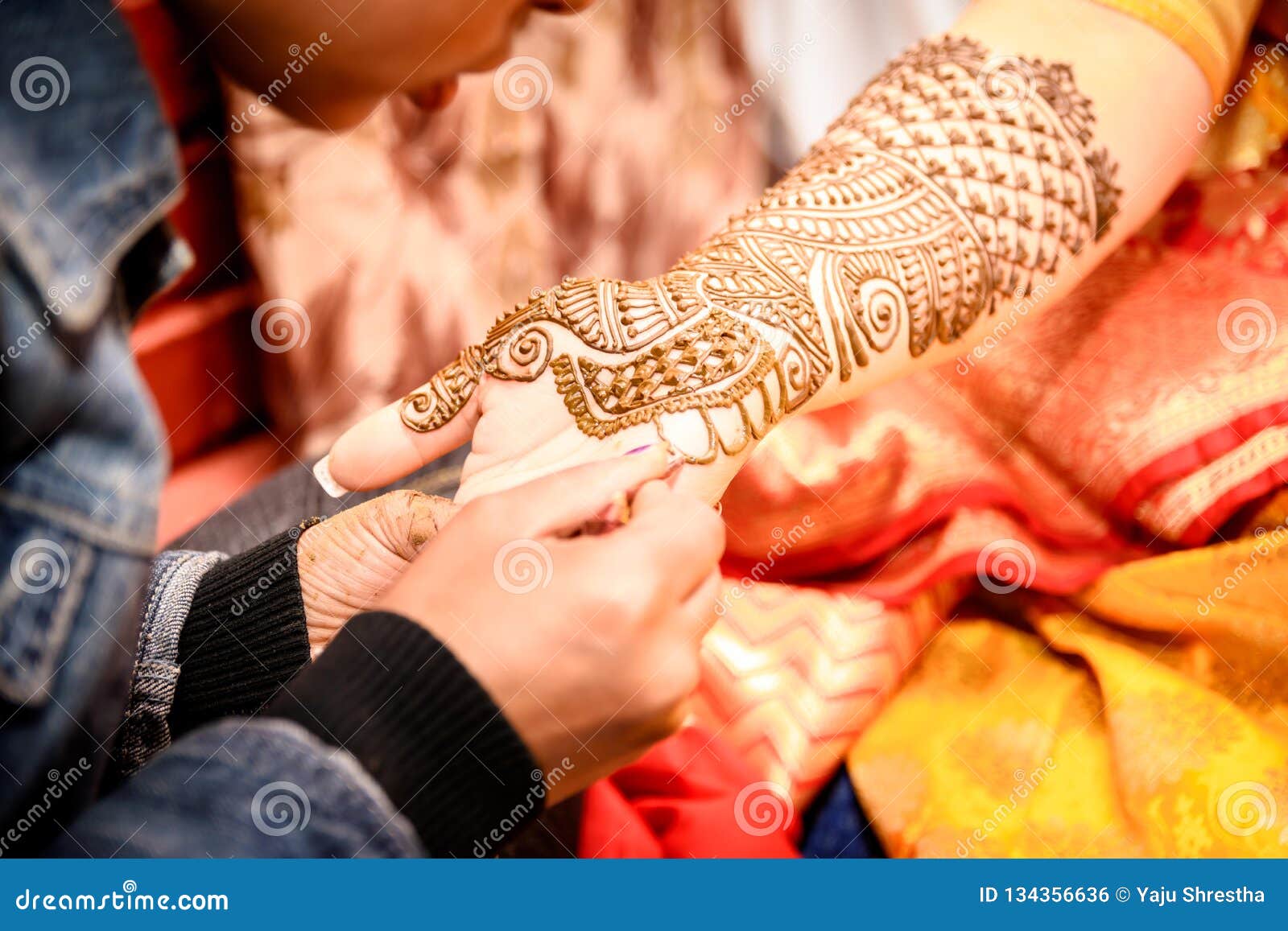 Mehendi Rasm stock photo. Image of marriage, cosmetic - 134356636