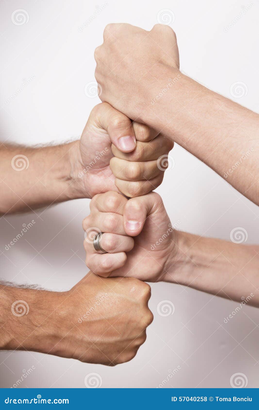 Hands Together stock photo. Image of colleagues, gesture - 57040258