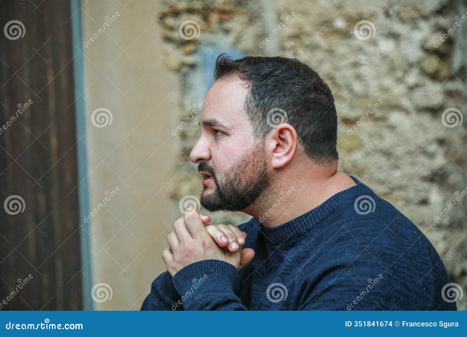 Hands Together in Prayer for Hope Stock Photo - Image of gaze, closeup ...