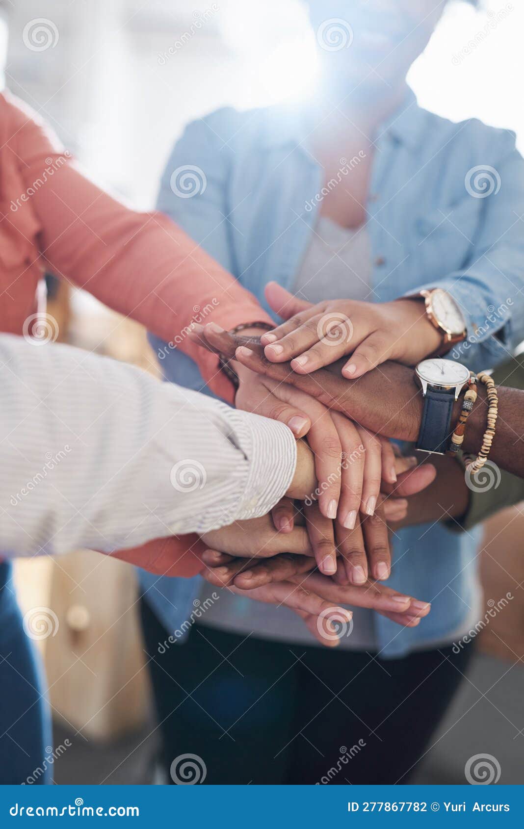 Hands Together, Team Building and Support with Diversity, Collaboration ...