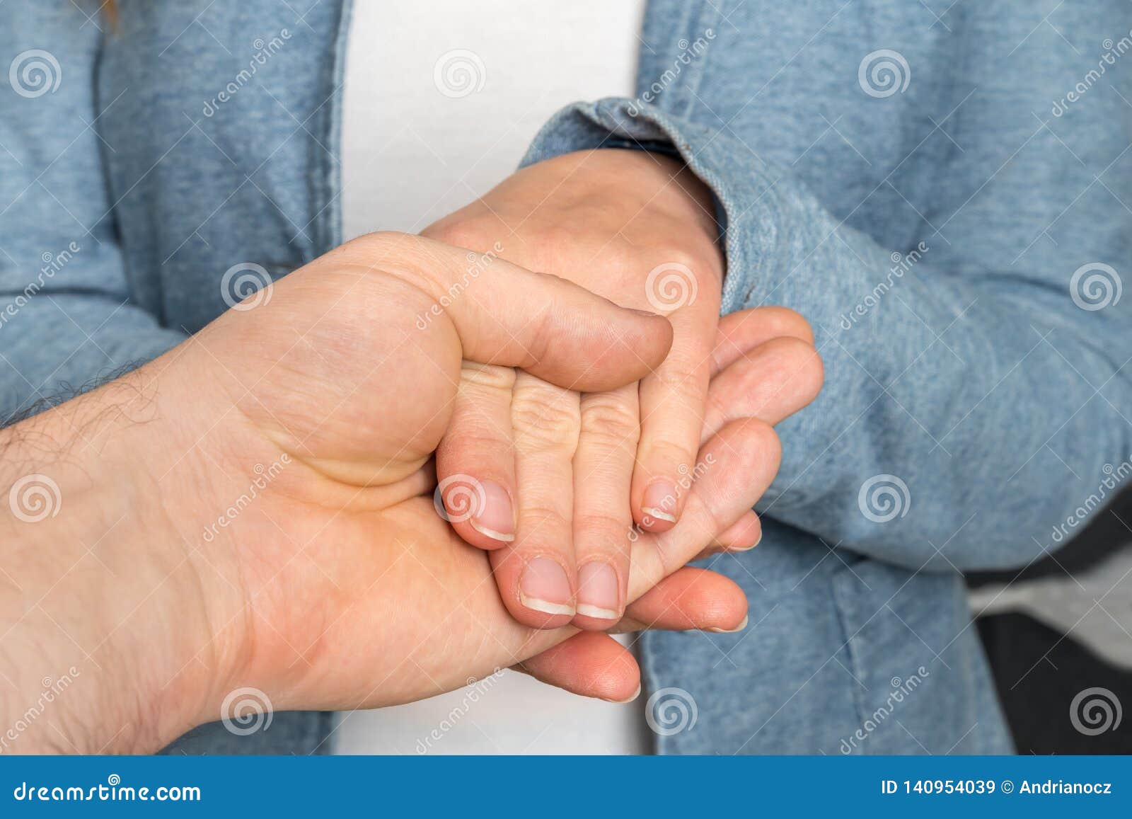 Hands Touch Each Other - Together, Helping, Sympathy Concept Stock ...