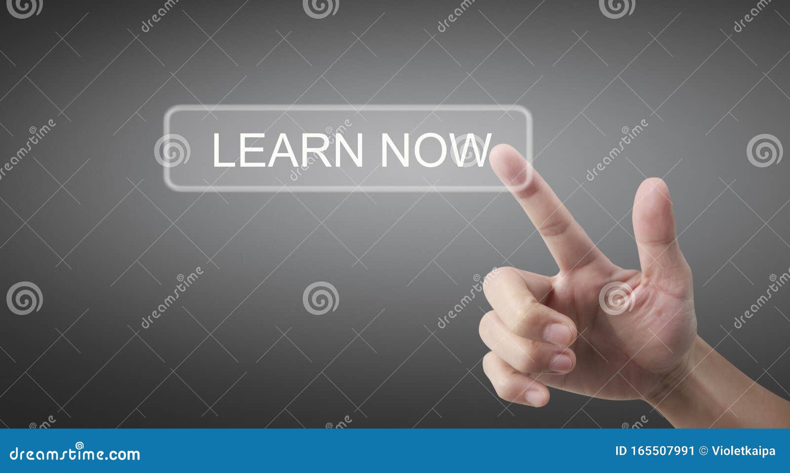 Hands Touching Button Screen Interface Stock Image - Image of science ...