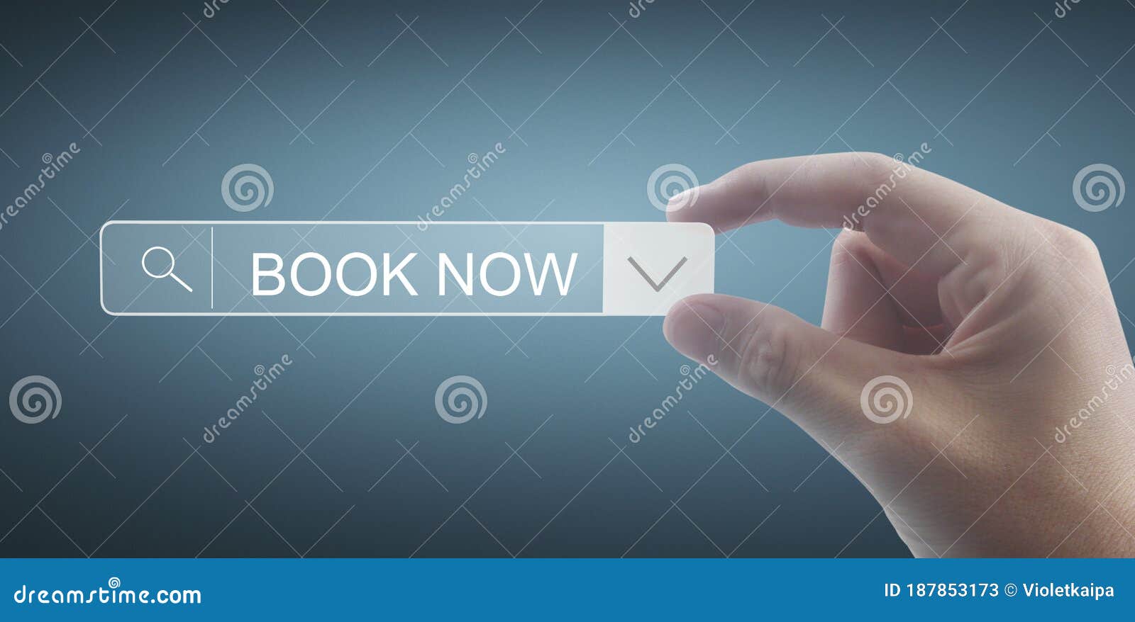 Hands Touching Button Screen Interface Global Connection Customer ...