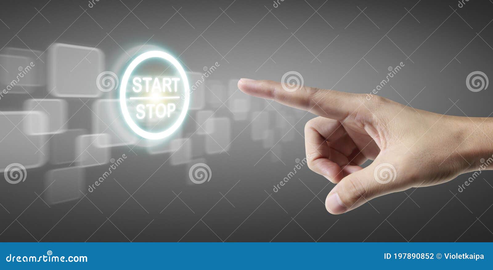 Hands Touching Button Screen Interface Global Connection Customer ...