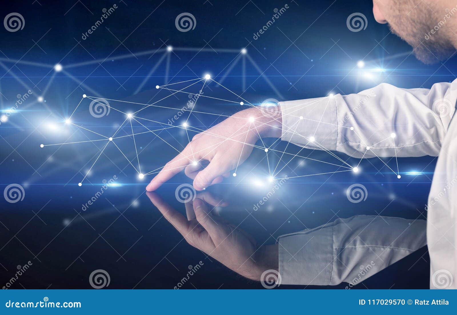 Hands Touching Interactive Table Stock Illustrations – 11 Hands ...