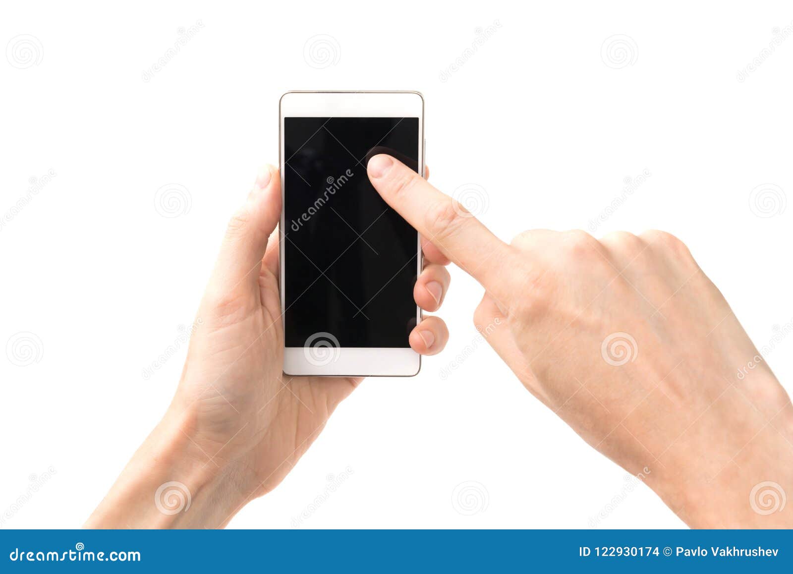 Hands Touching Smartphone Screen Stock Photo - Image of clean, internet ...