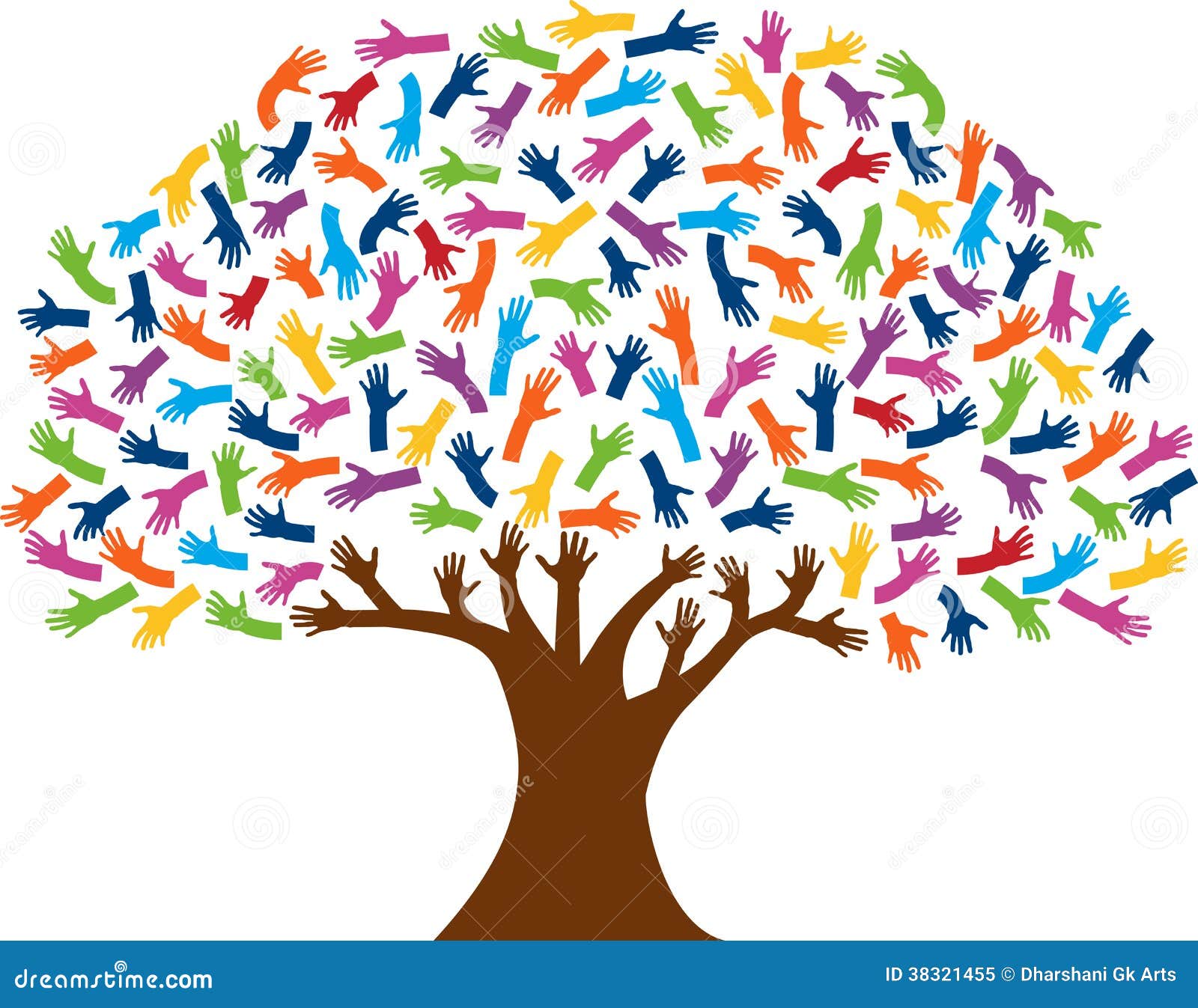 Clipart tree hands