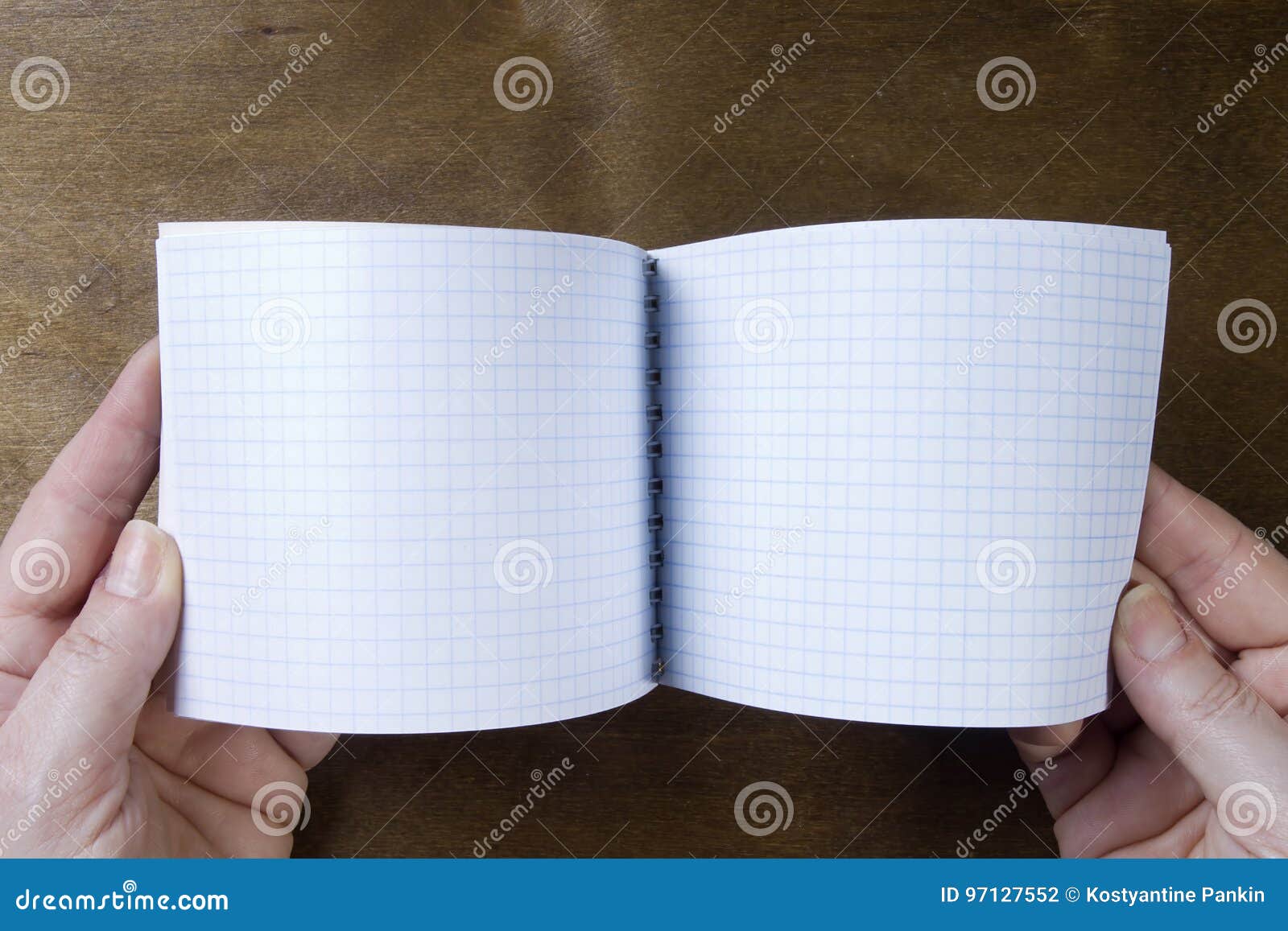 Hands Turn Pages of the Notebook Stock Photo - Image of dictionary ...