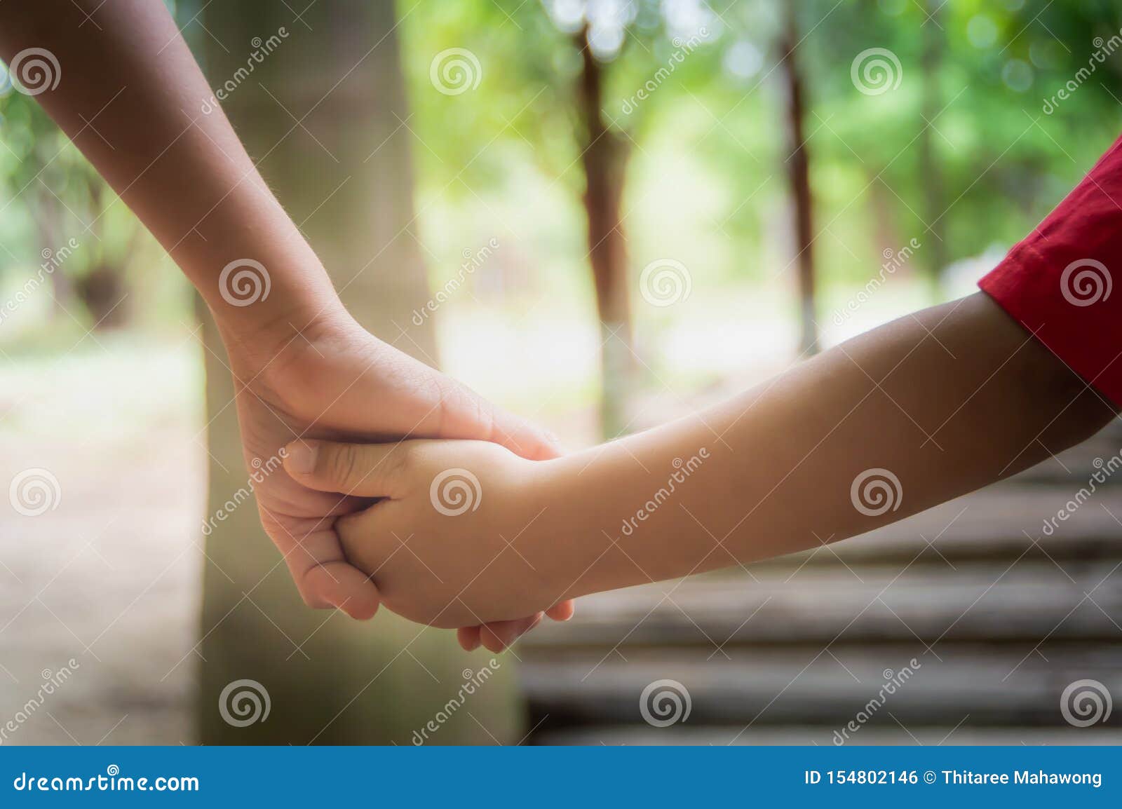 The Hands of Two Children Which Hand in Hand Stock Photo - Image of ...