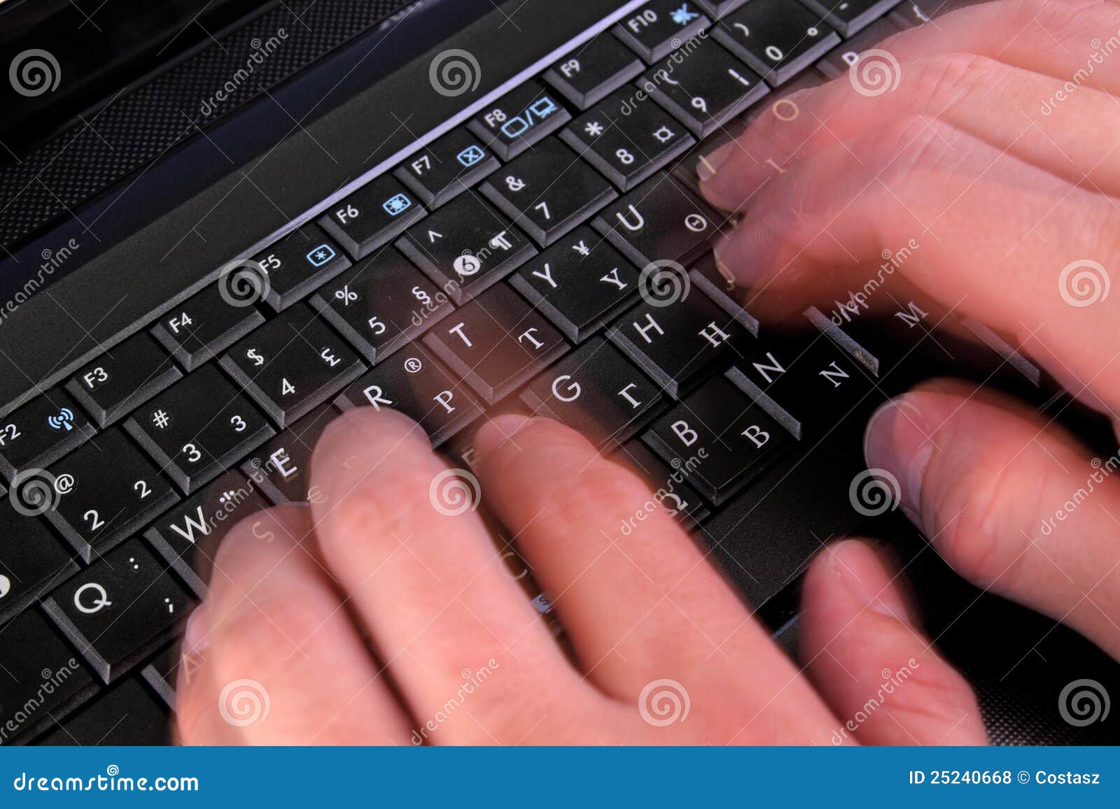 Hands typing stock photo. Image of fast, businessman - 25240668
