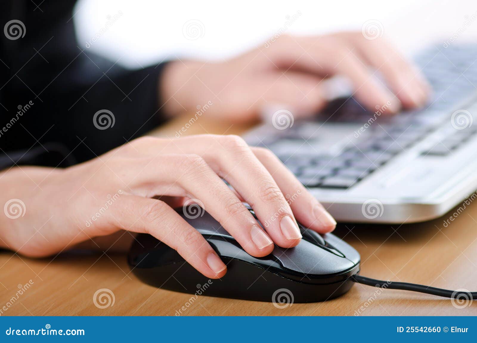 Hands typing on keyboard stock photo. Image of laptop - 25542660