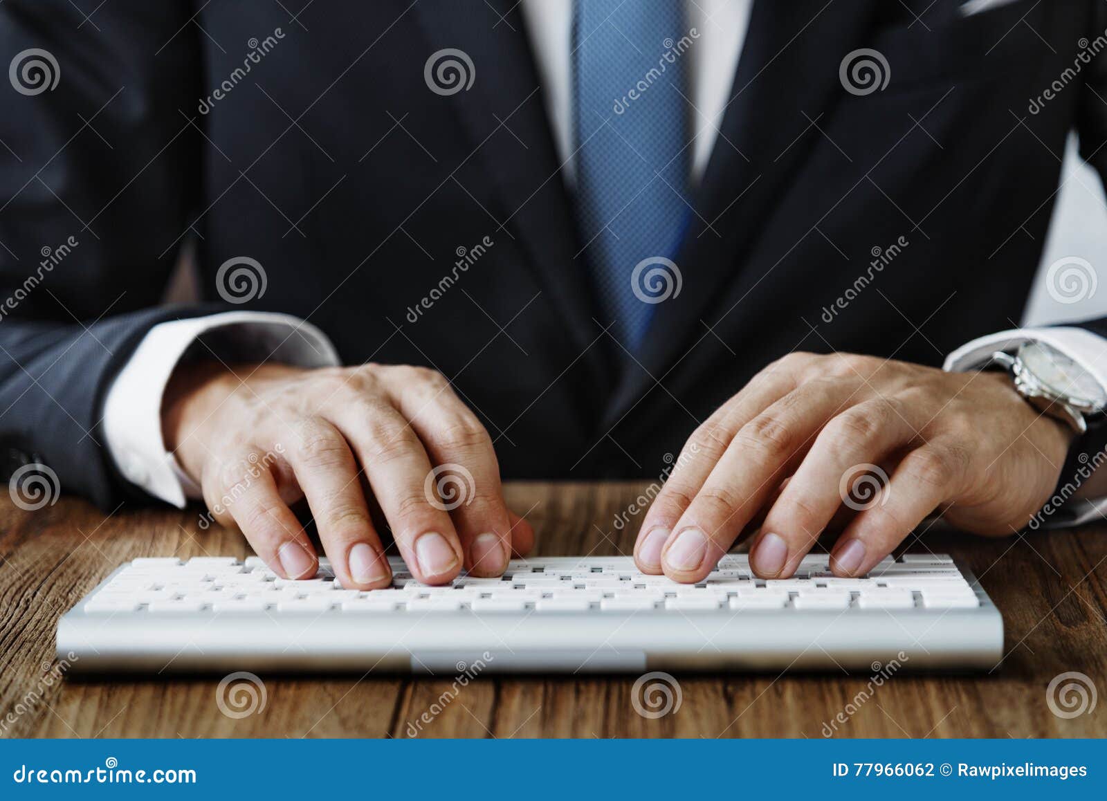 Hands Typing Keyboard Business Desk Concept Stock Photo - Image of desk ...