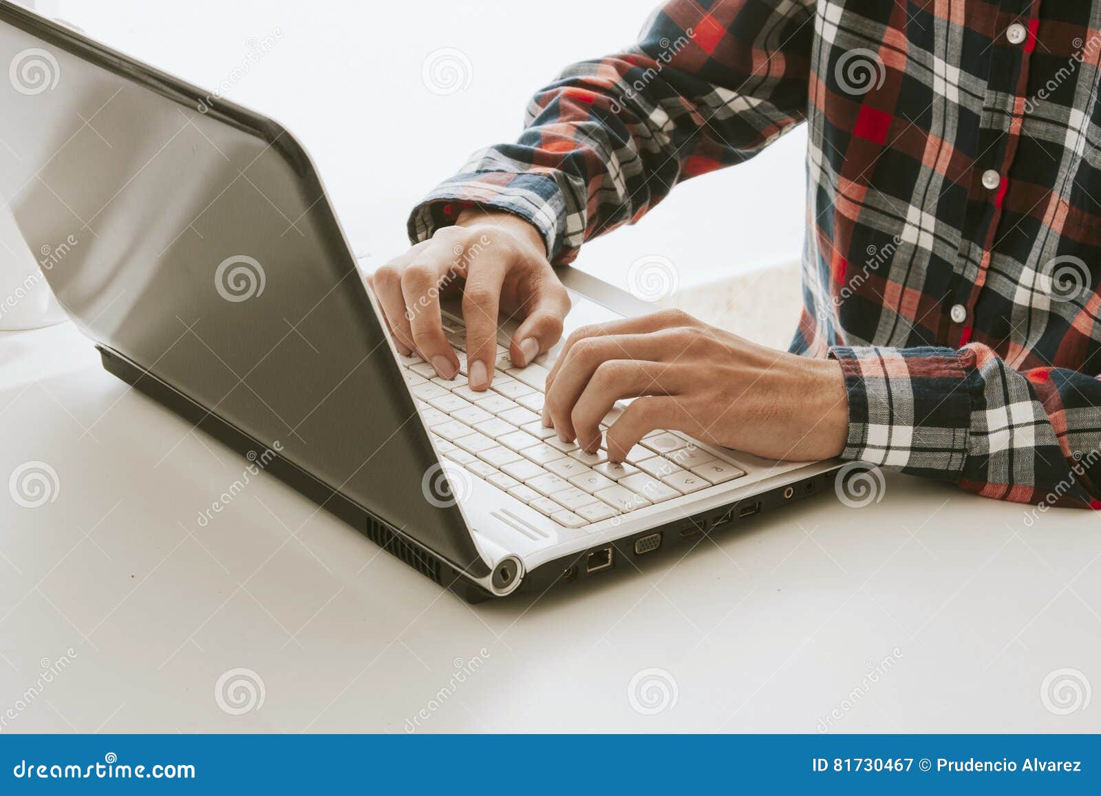 Hands typing on keyboard stock image. Image of details - 81730467