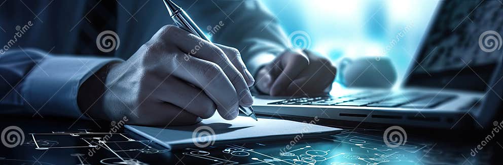 Hands Typing on Keyboard. Programming Online Database. Data Processing Center Concept. Stock ...