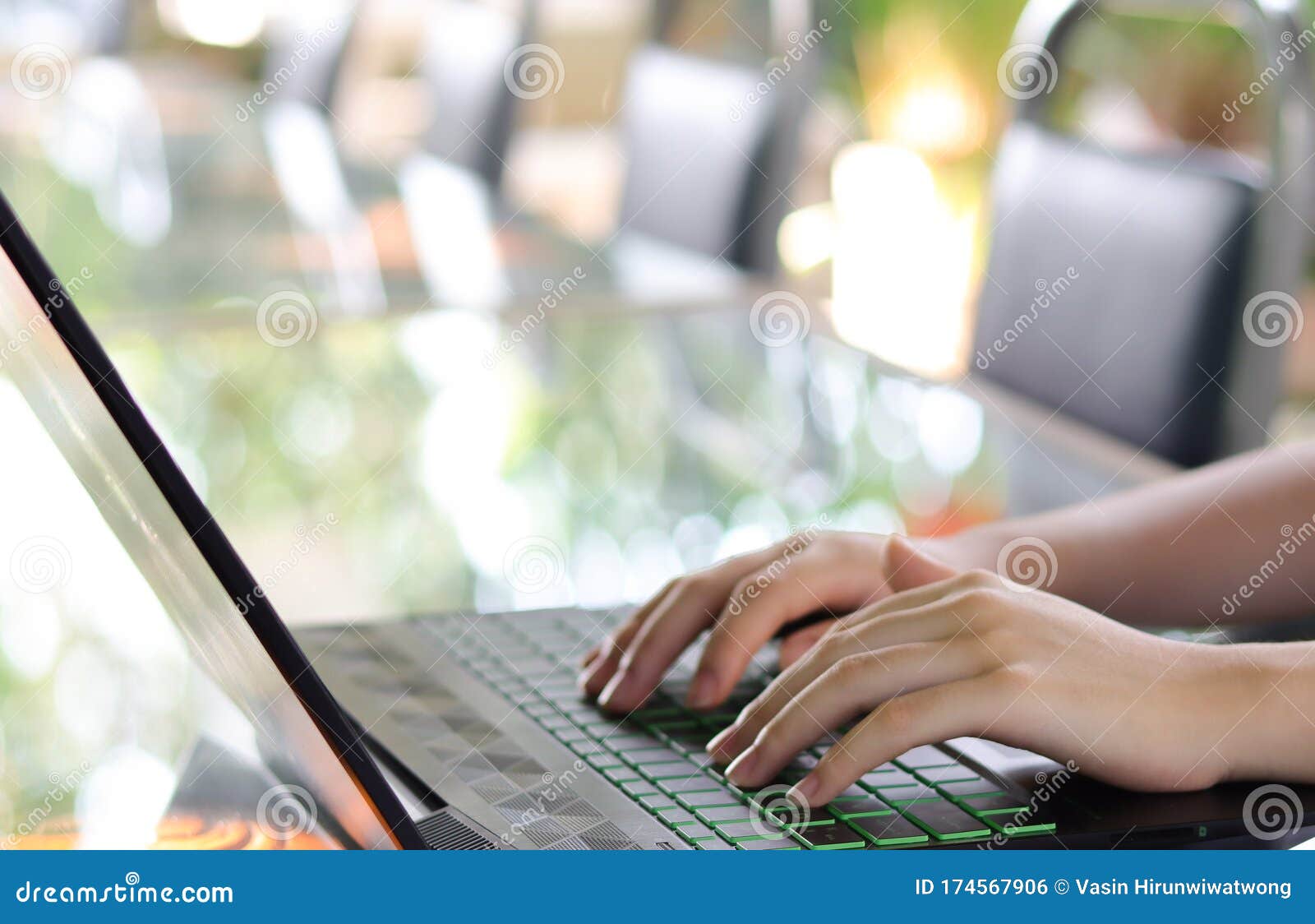 Left Side Typing Computer Screen Stock Photos - Free & Royalty-Free ...