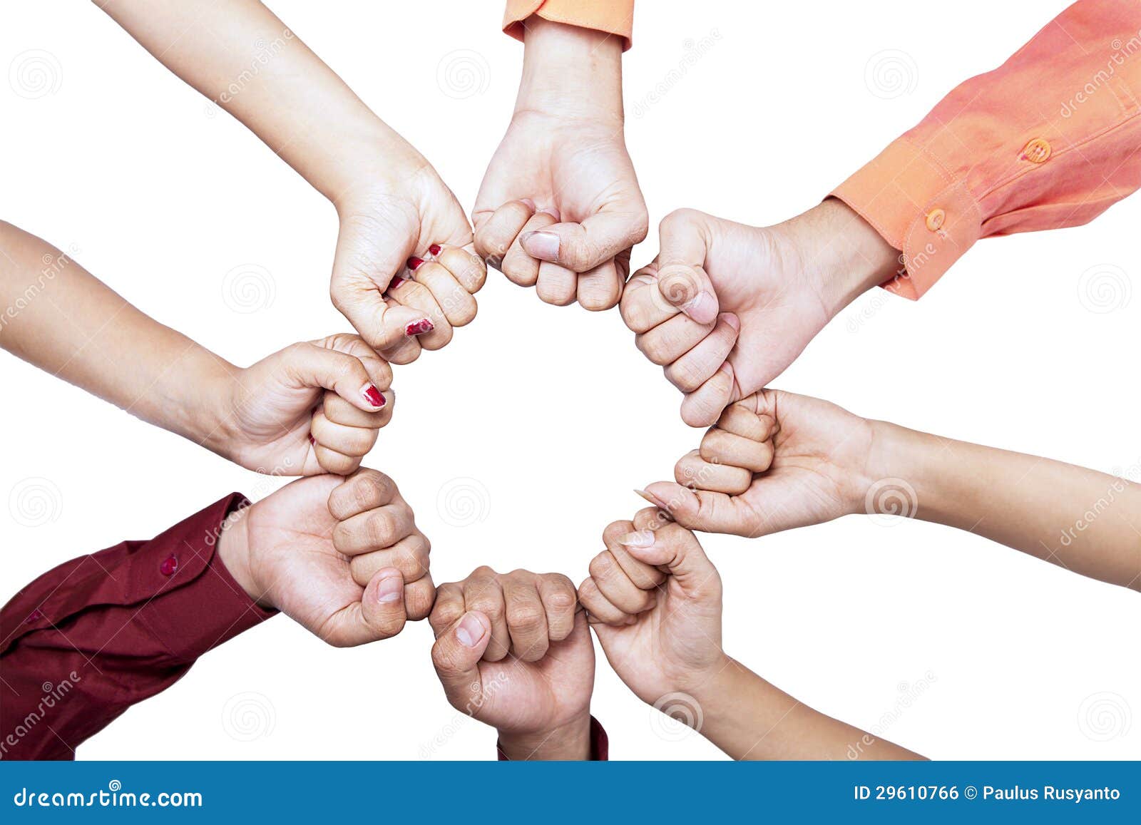 Hands of unity - isolated stock photo. Image of occupation - 29610766
