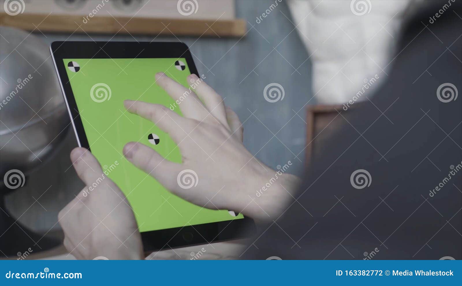 Hands of an Unknown Young Guy Tapping and Scrolling on Laptop with ...