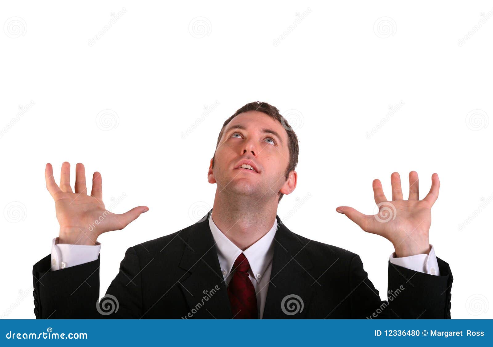 Hands Up stock photo. Image of head, hands, white, shirt - 12336480