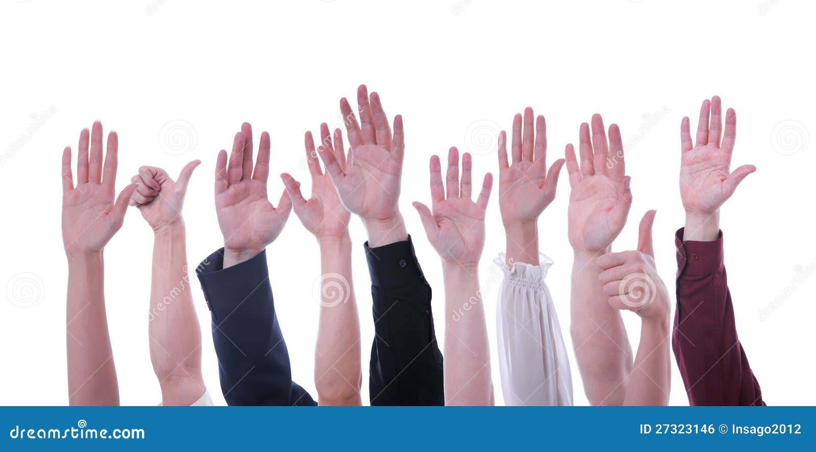 Hands up stock photo. Image of crowd, palm, hands, concept - 27323146