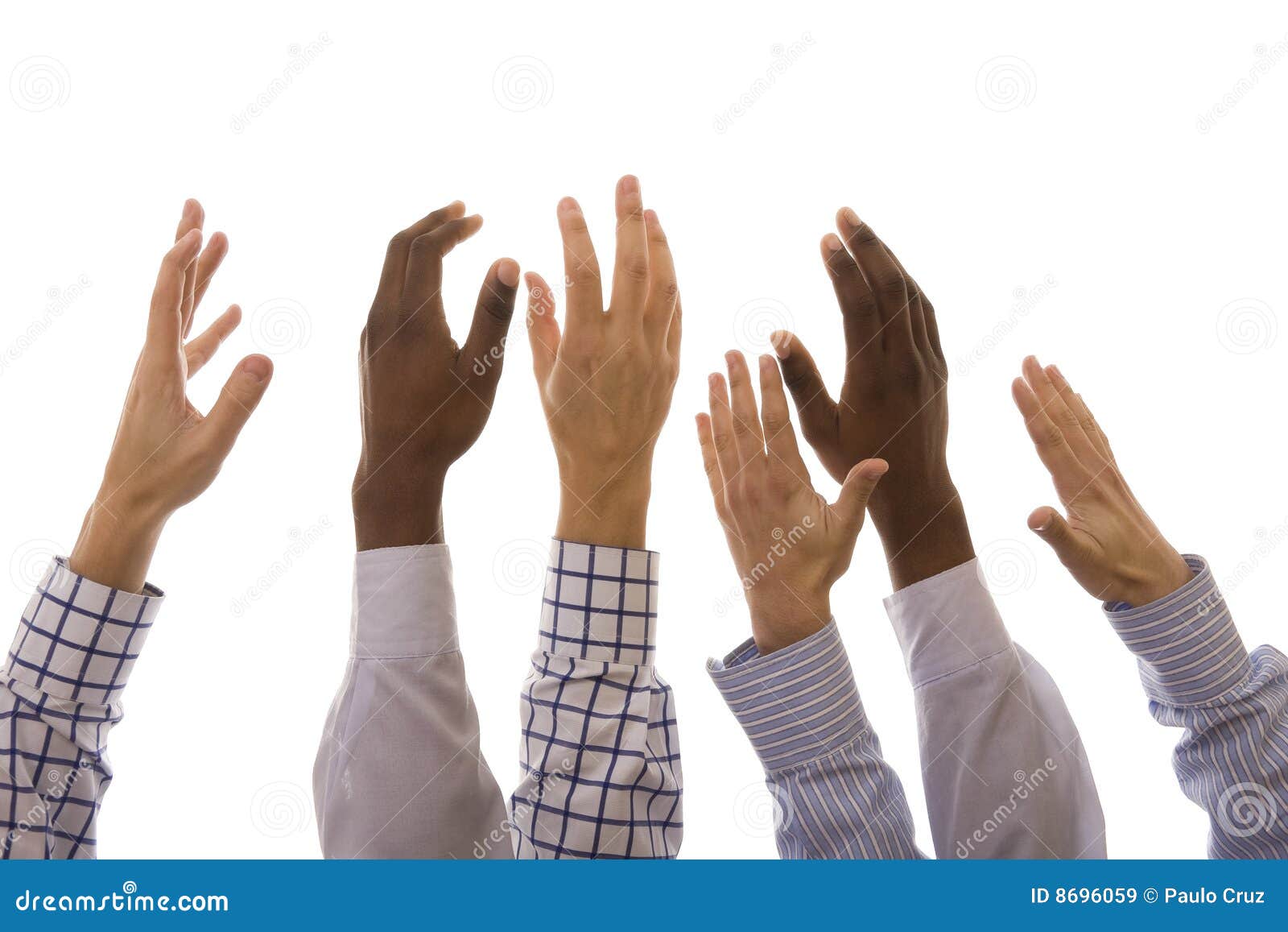 Hands up stock image. Image of cooperation, group, help - 8696059