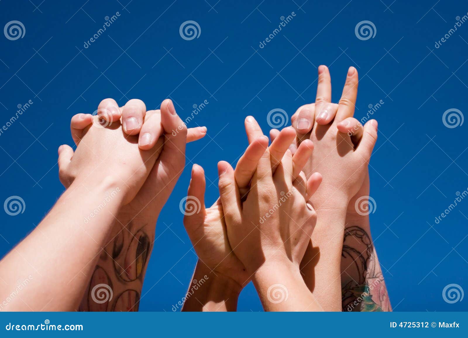 Hands up in the air stock photo. Image of success, crowd - 4725312