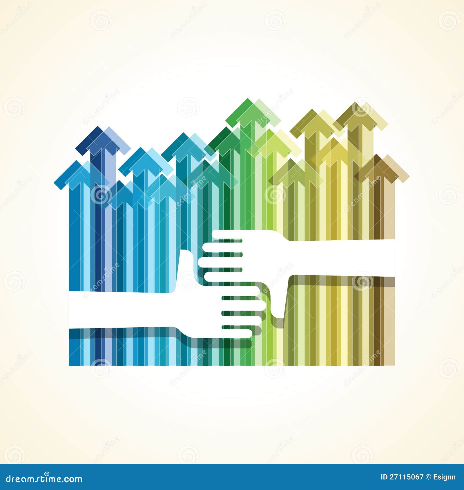 Hands and upward arrow stock vector. Illustration of shake - 27115067 Hands and upward arrow stock vector. Illustration of shake - 27115067