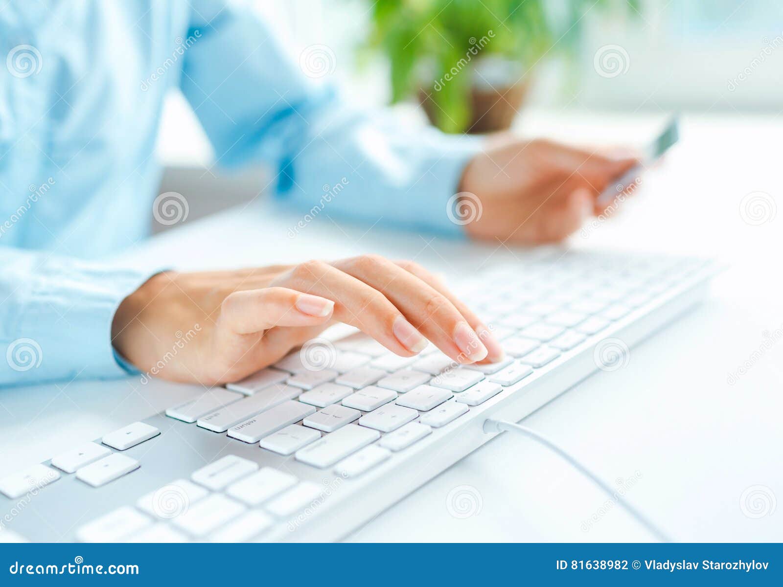 Hands Using Computer and Credit Card Stock Photo - Image of entering ...