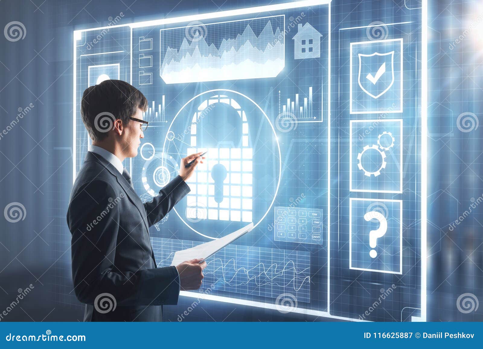 Technology and Finance Concept Stock Image - Image of chart, finance ...