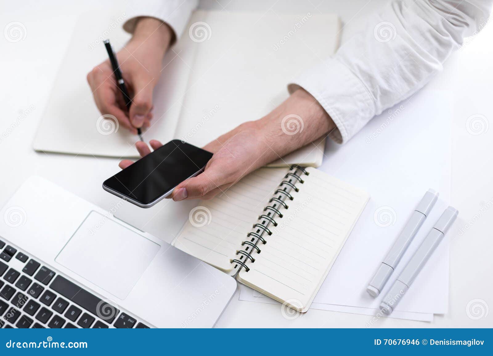 Hands using phone stock photo. Image of objects, digital - 70676946