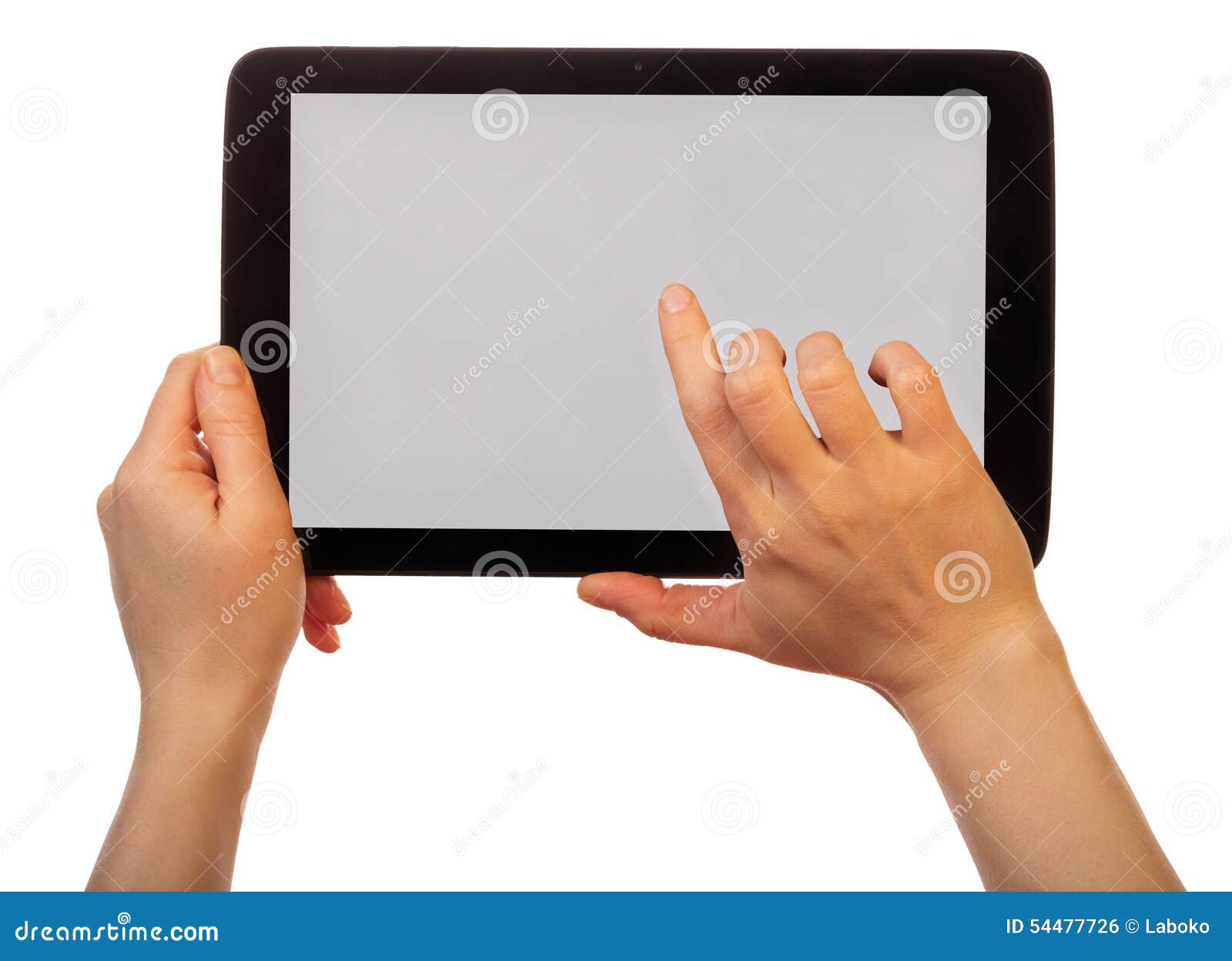 Hands using tablet pc stock photo. Image of modern, computer - 54477726