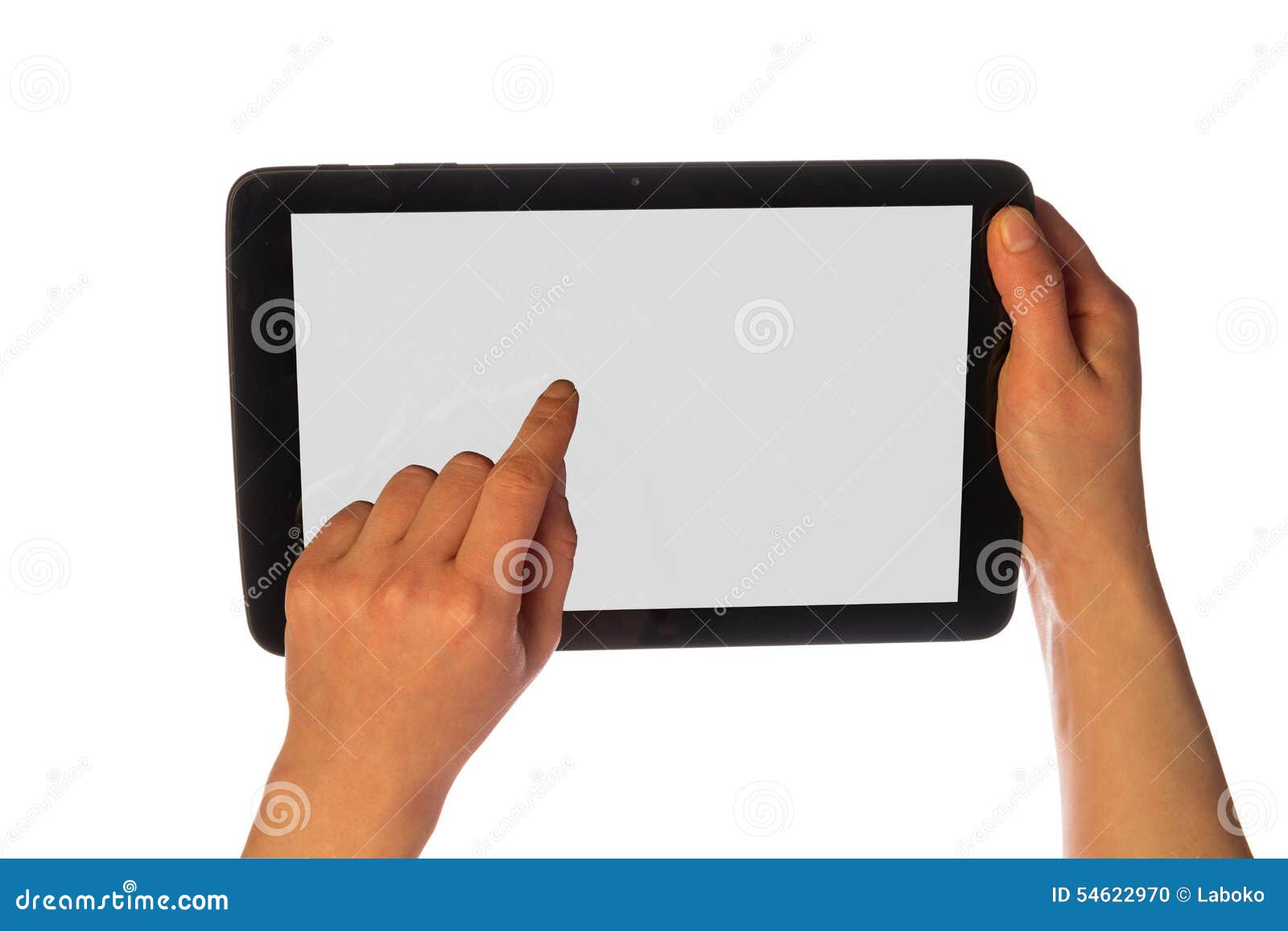 Hands using tablet pc stock photo. Image of modern, tablet - 54622970