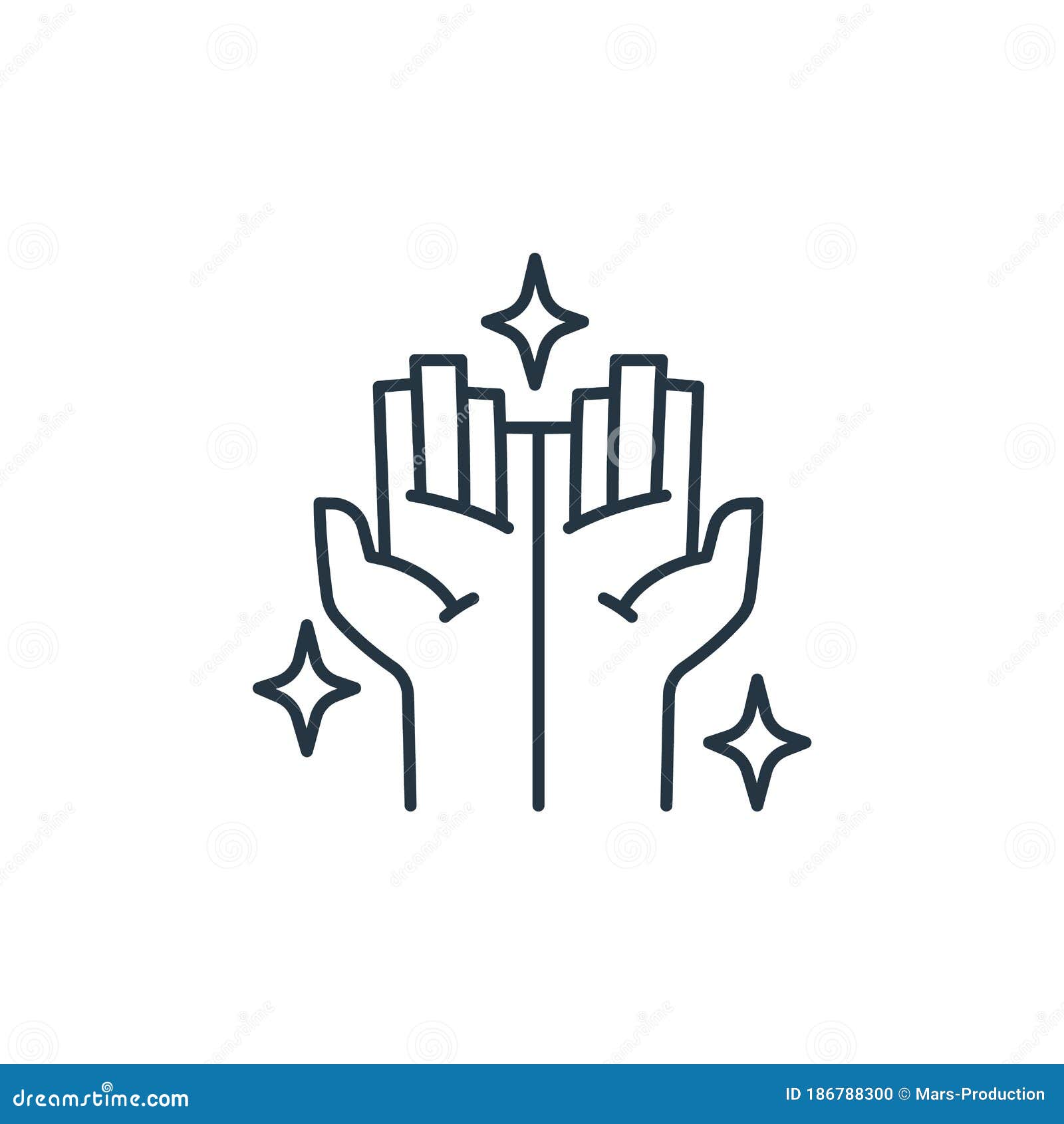 Hands Vector Icon. Hands Editable Stroke. Hands Linear Symbol for Use ...
