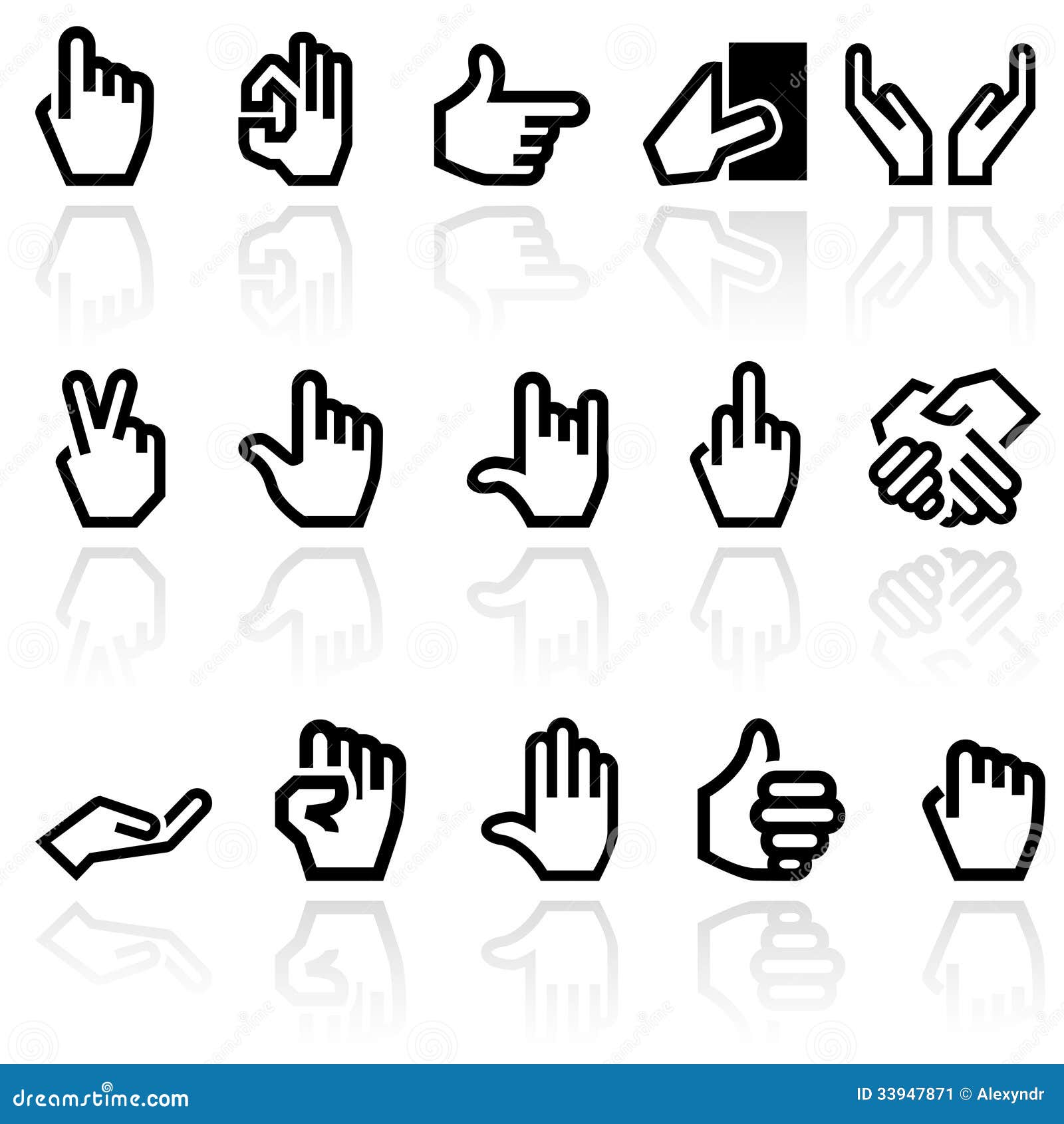 Hand Icon Vector Free Download