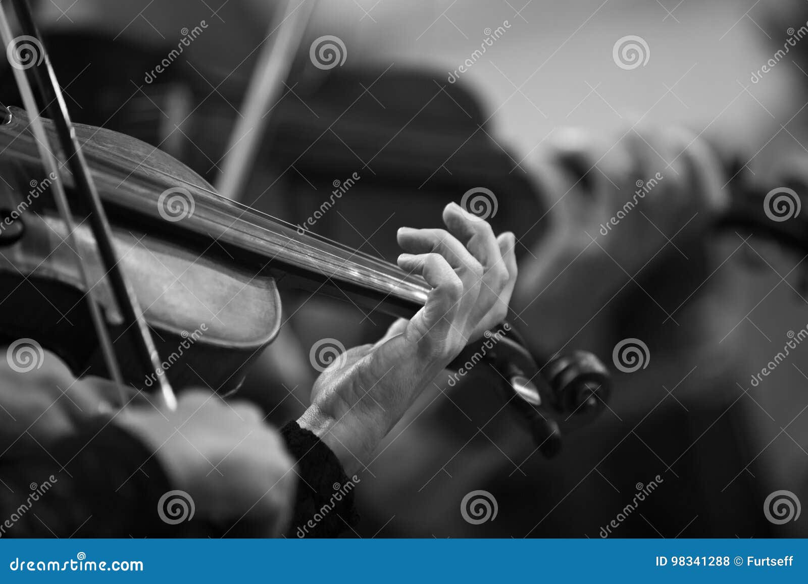 Hands of a Violinist in the Orchestra Stock Photo - Image of event ...