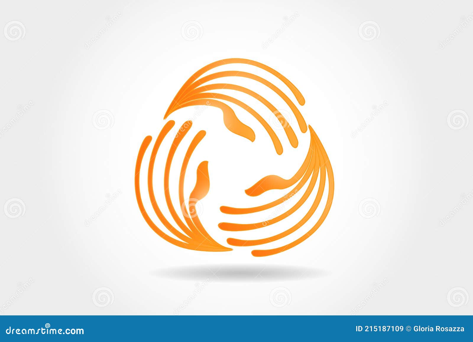 Hands Voluntary Symbol Logo Vector Stock Vector - Illustration of care ...