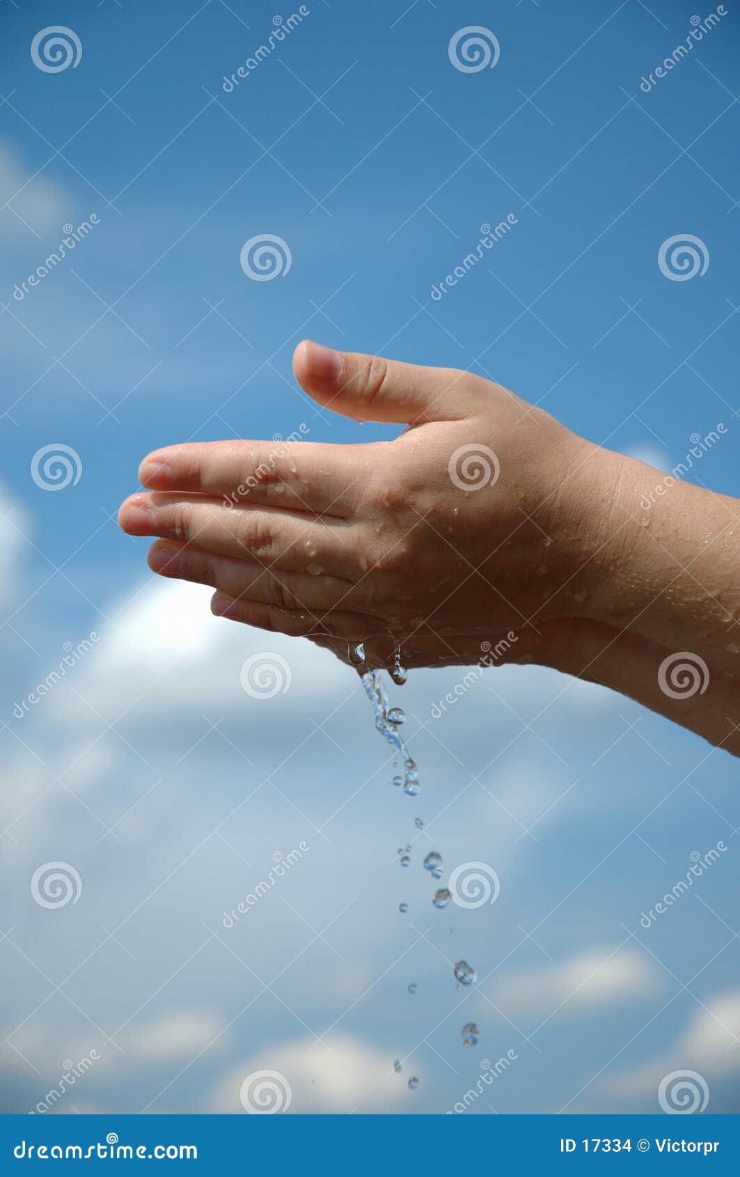 Hands in water stock photo. Image of outdoor, people, thumb - 17334