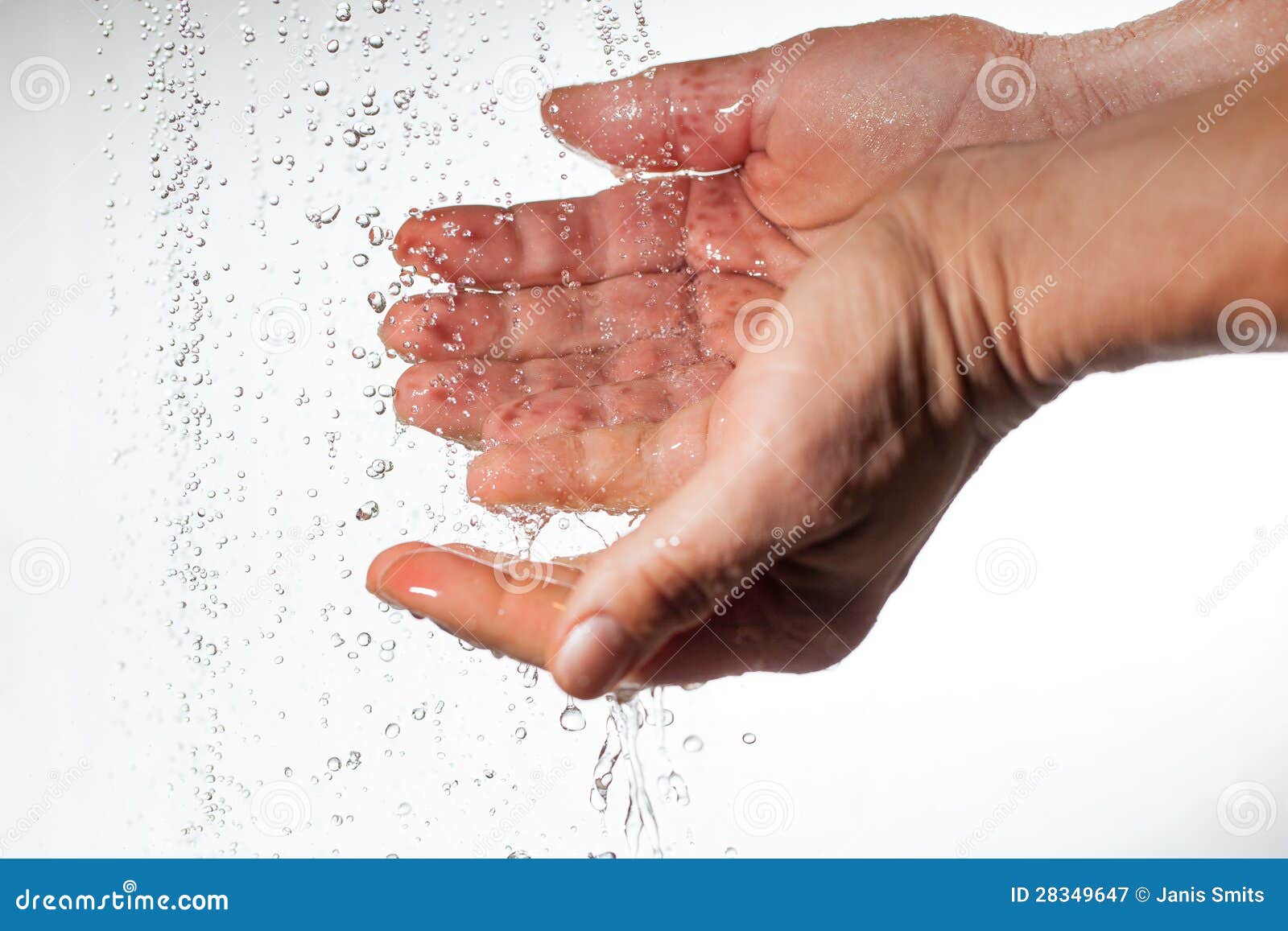 Hands and water. stock image. Image of clean, liquid - 28349647