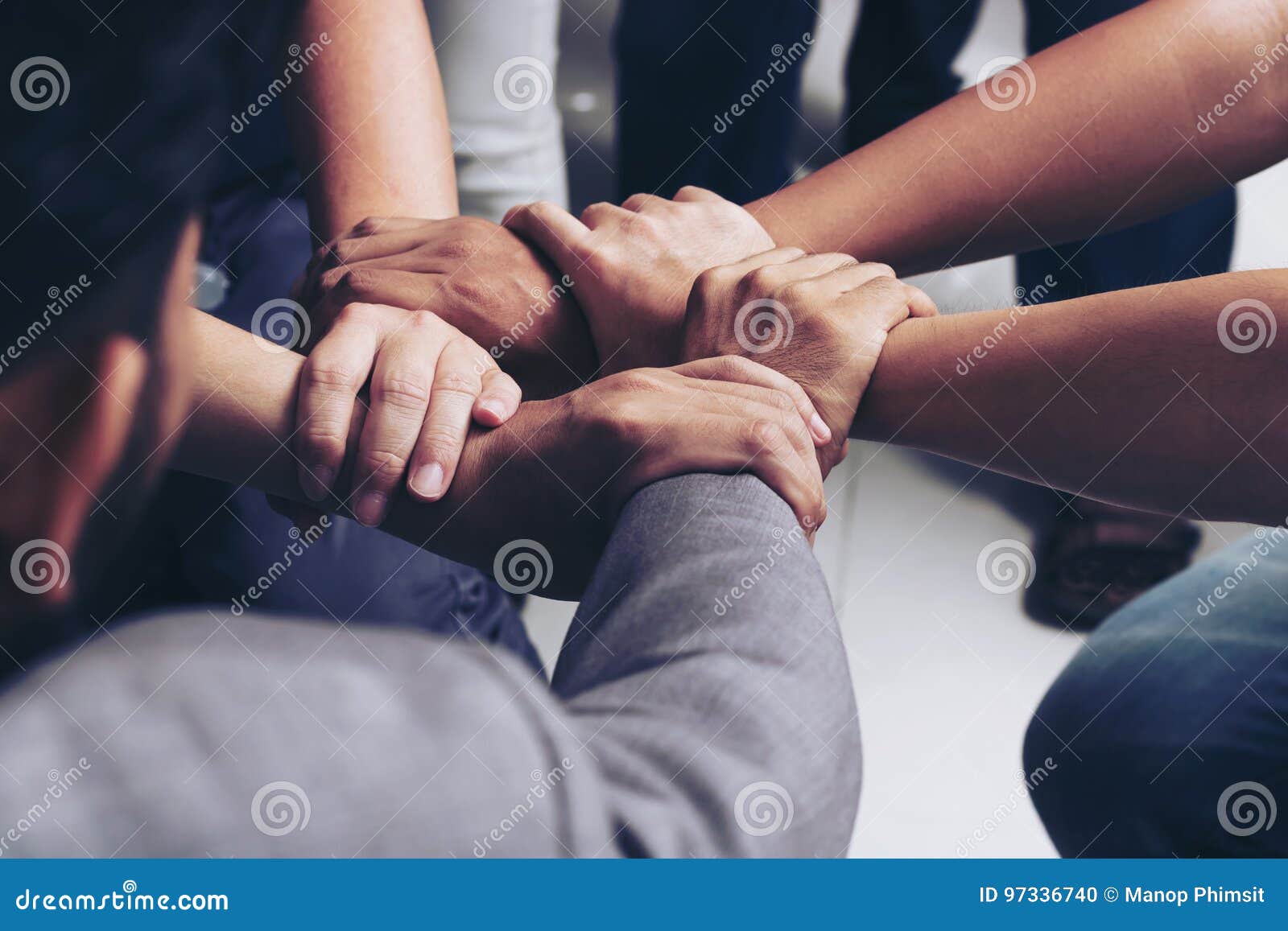 Hands were a collaboration stock photo. Image of diversity - 97336740