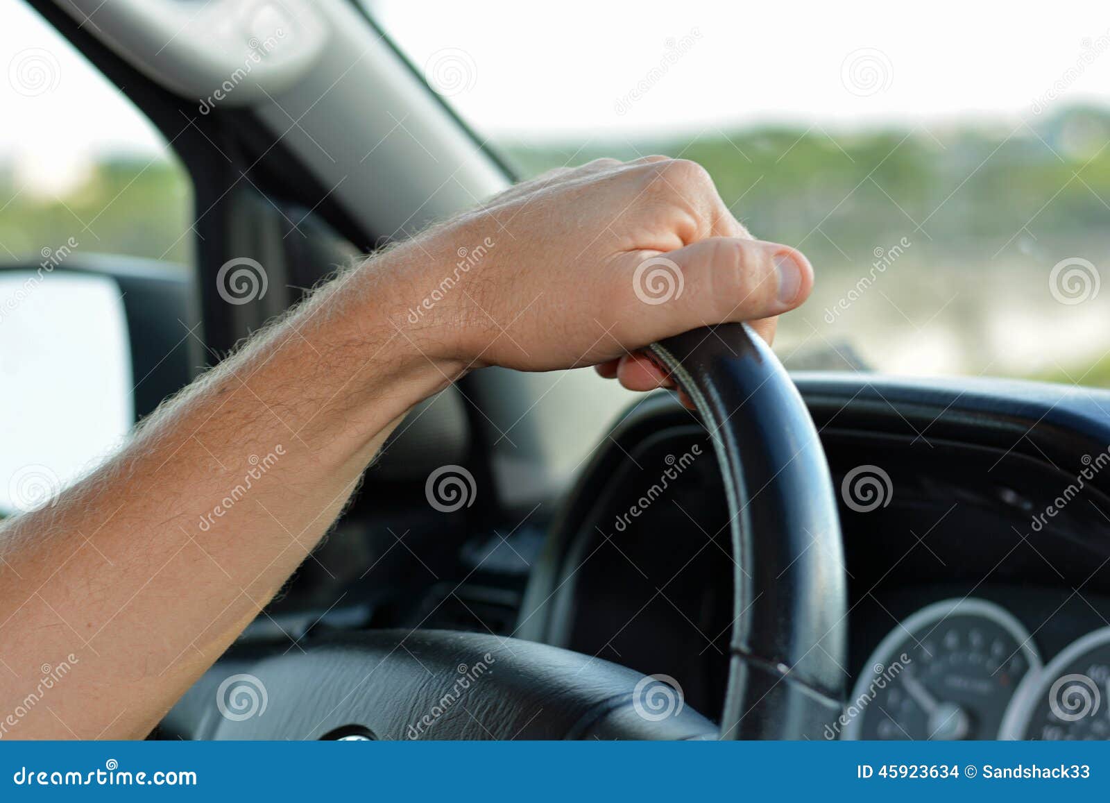 Hands on the wheel stock photo. Image of wheel, driving - 45923634