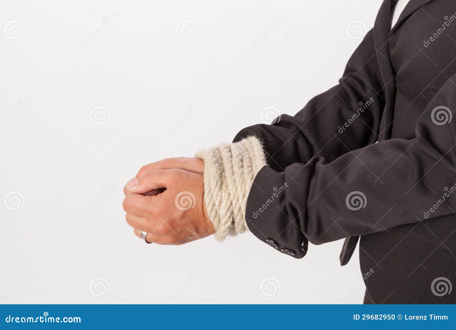The Hands of a Woman are Handcuffed Stock Photo - Image of black, work ...
