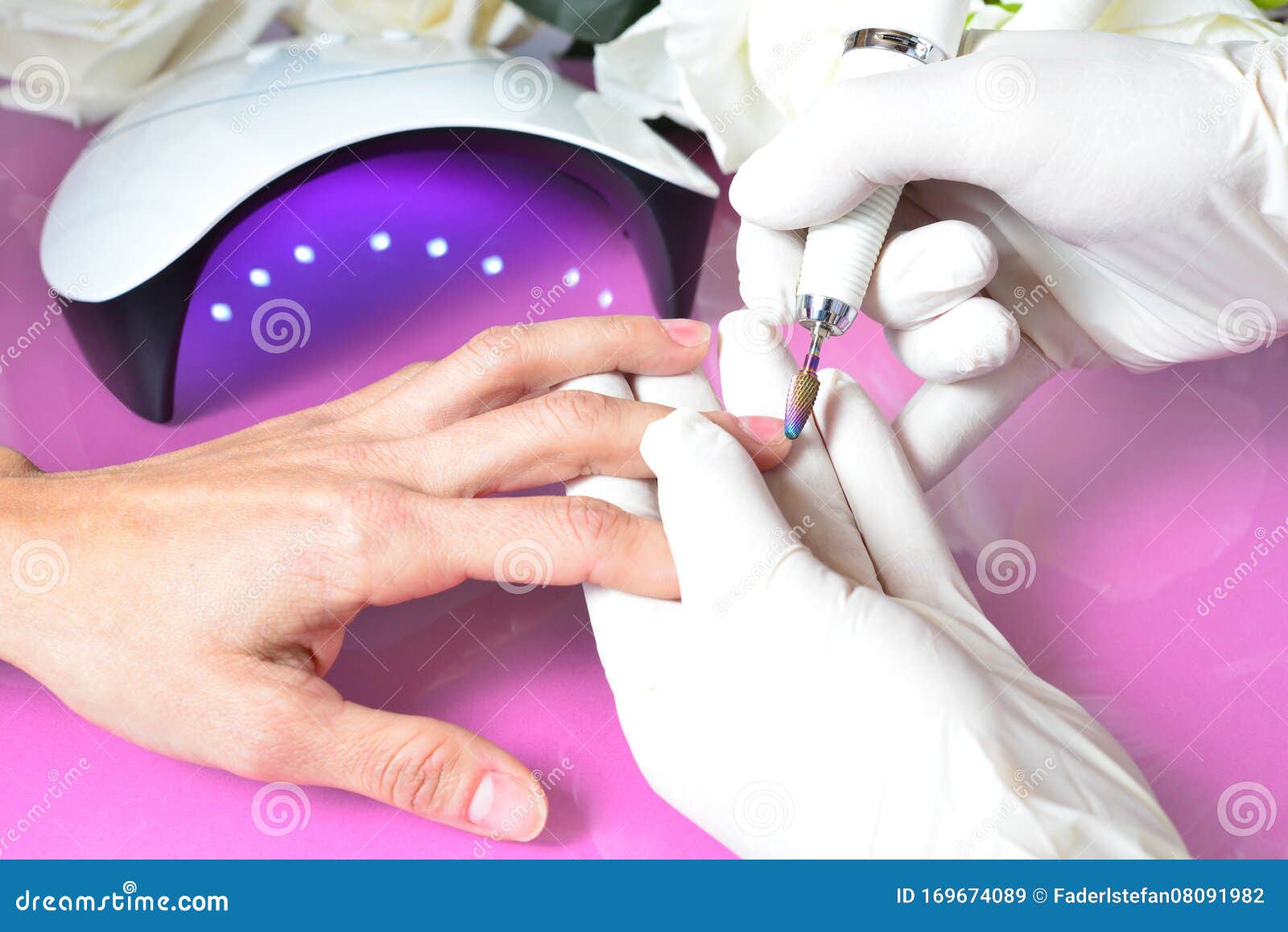 Manicure Fingernail with Cutter Stock Image - Image of person ...