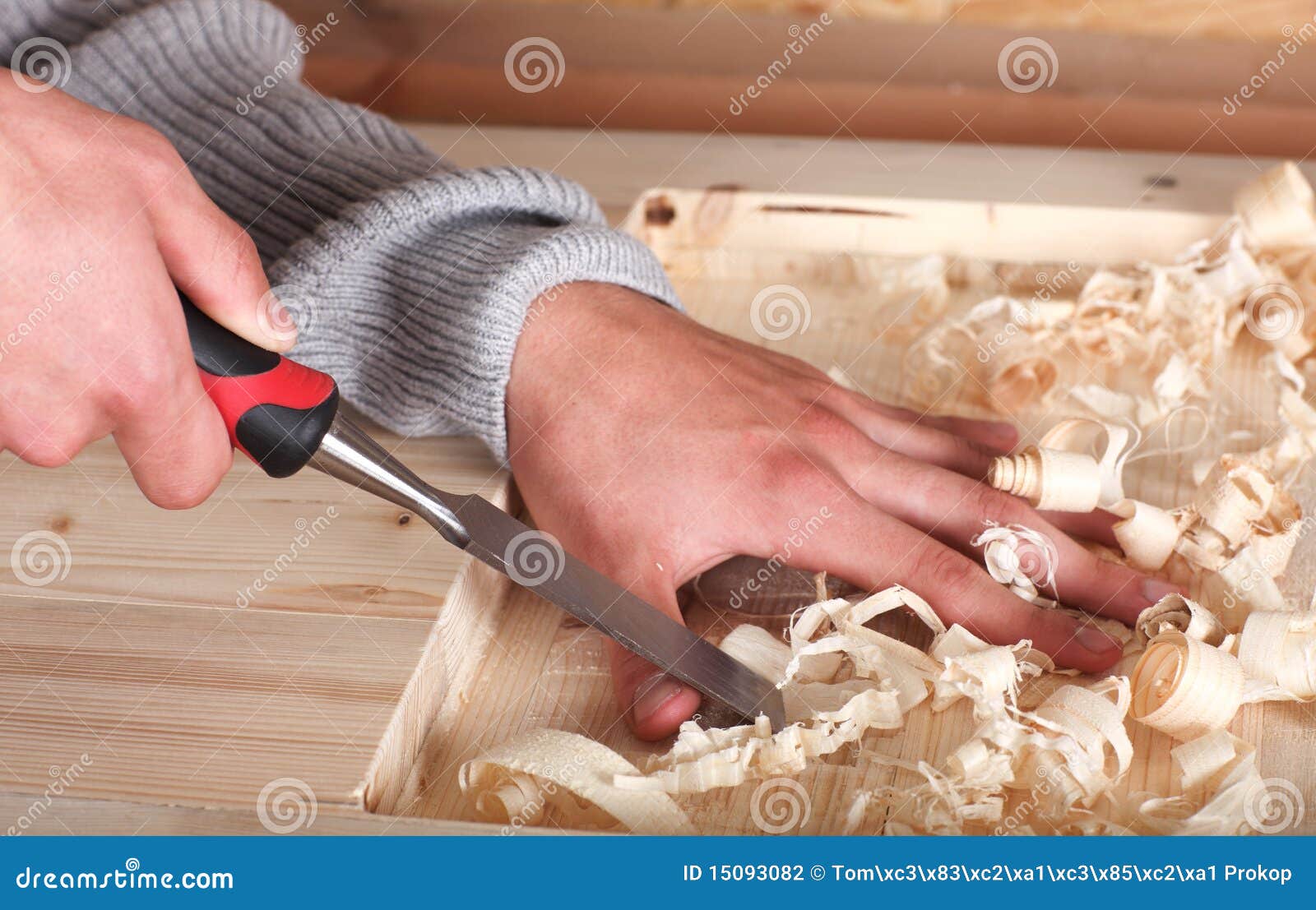 Hands in wood work stock photo. Image of peck, smile - 15093082