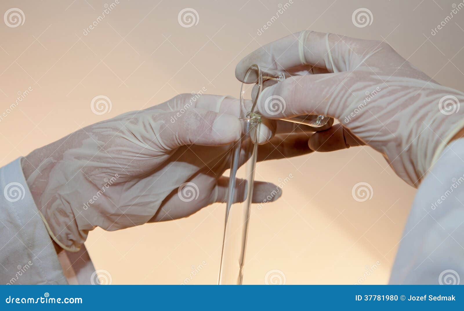 Hands by Work in Laboratory Stock Photo - Image of injection, food ...