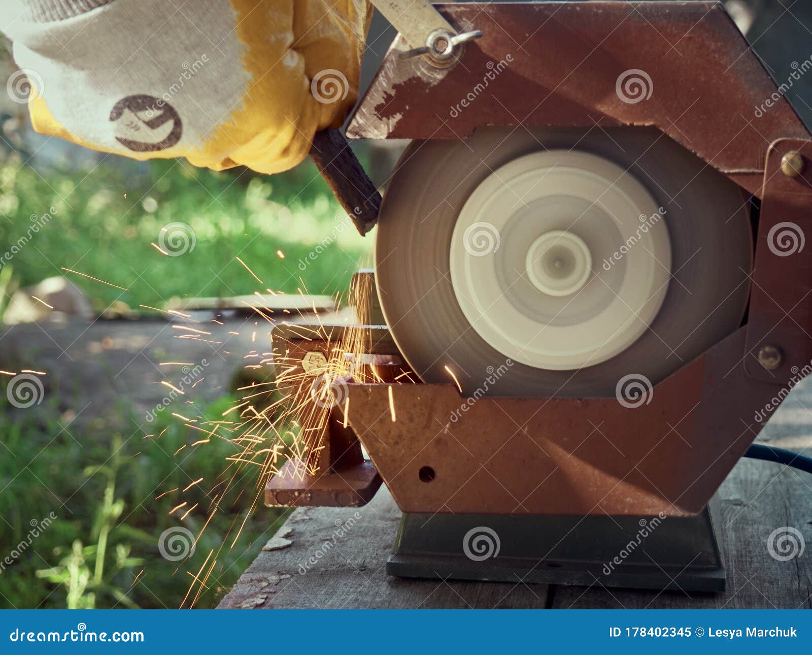 Hands work on the machine. stock image. Image of activity - 178402345