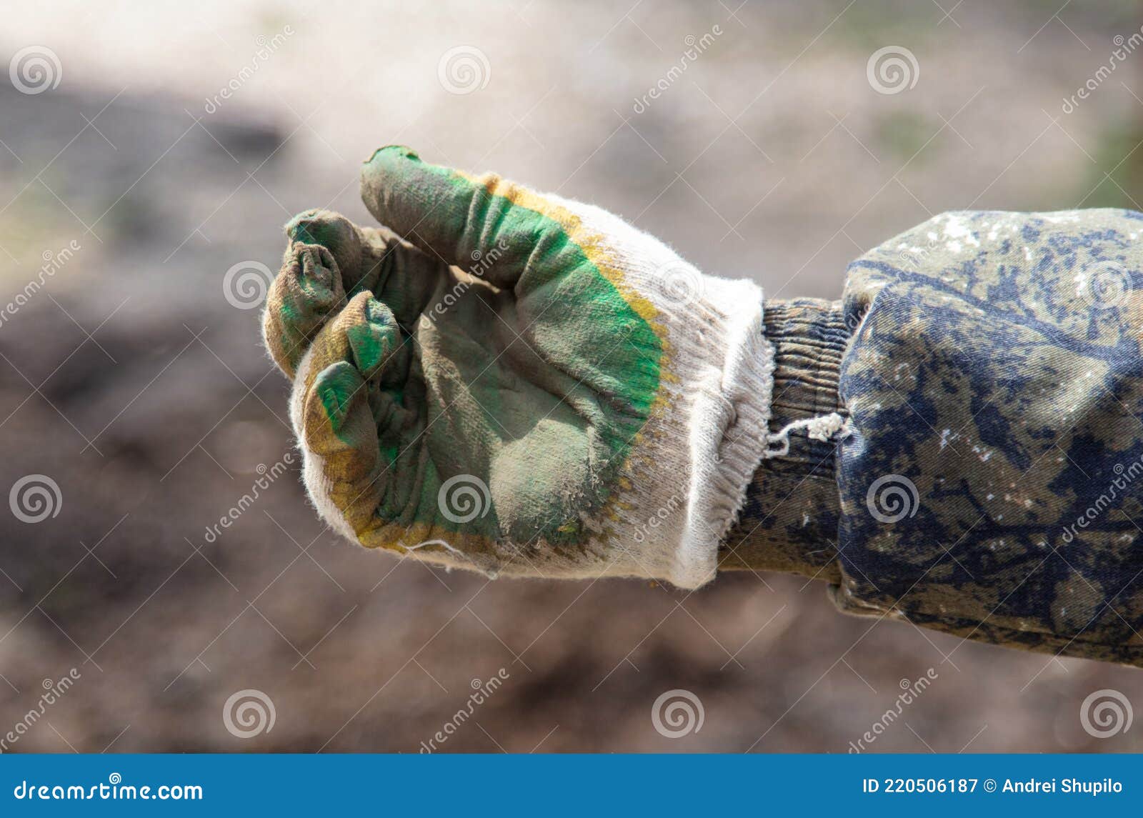 The hands of a worker stock image. Image of real, circular - 220506187